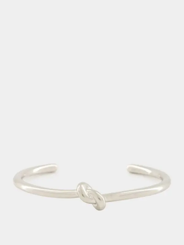 Celine Cuff Knot Brass - Silver
