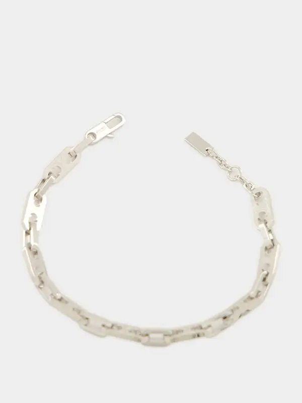 Celine Triomphe Small Octagon Bracelet In Brass