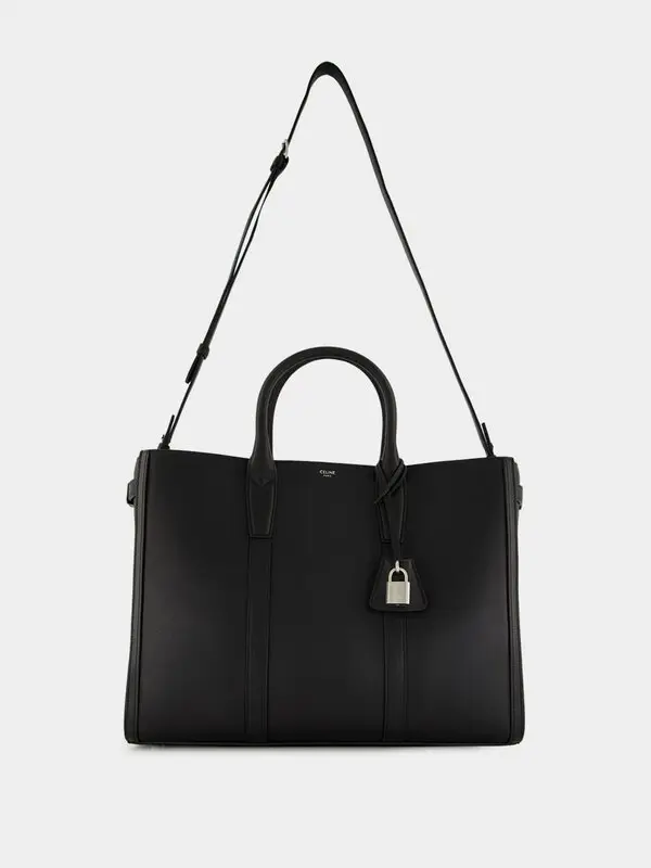 Celine Malaquais Leather Medium Handbag
