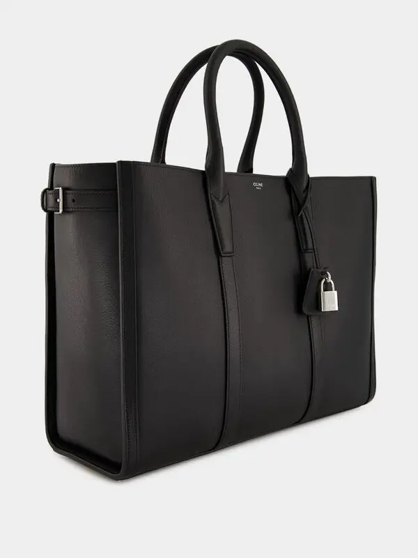Celine Malaquais Leather Medium Handbag