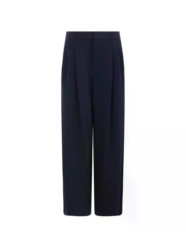 Max Mara Pleated Crepe Trousers