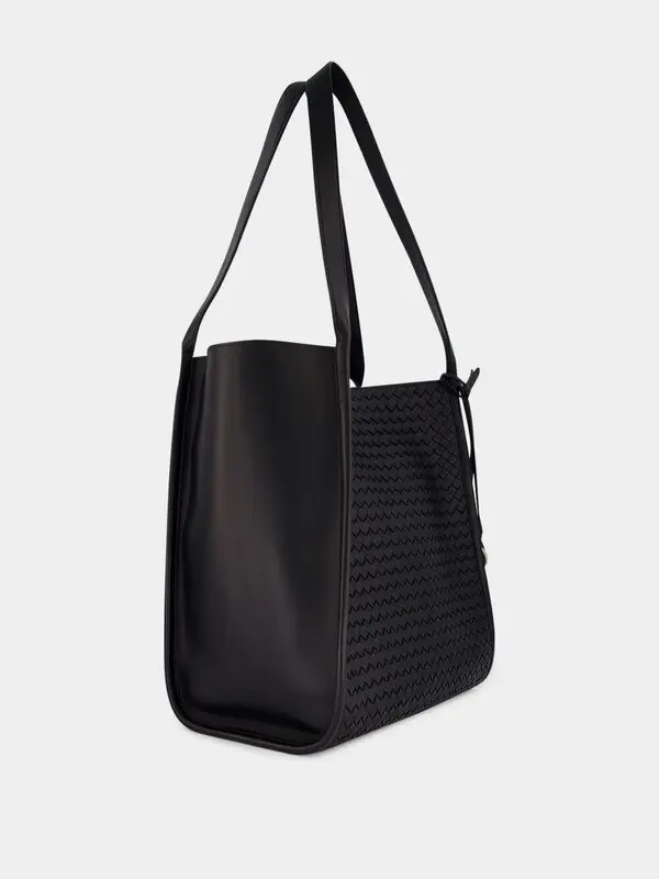 Bottega Veneta Intrecciato Nappa Leather Bag - Black