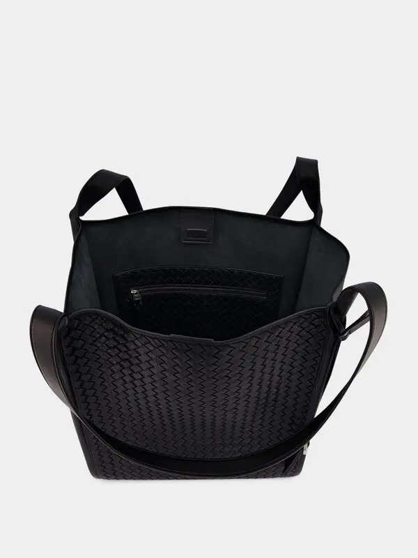 Bottega Veneta Intrecciato Nappa Leather Bag - Black