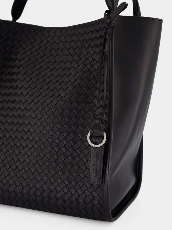 Bottega Veneta Intrecciato Nappa Leather Bag - Black