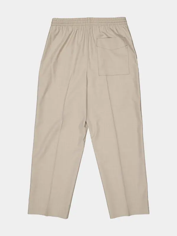Bottega Veneta Wool Cotton Melange Trousers