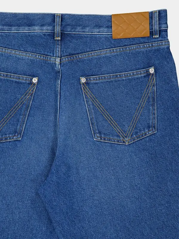 Bottega Veneta Medium Indigo Cotton Jeans
