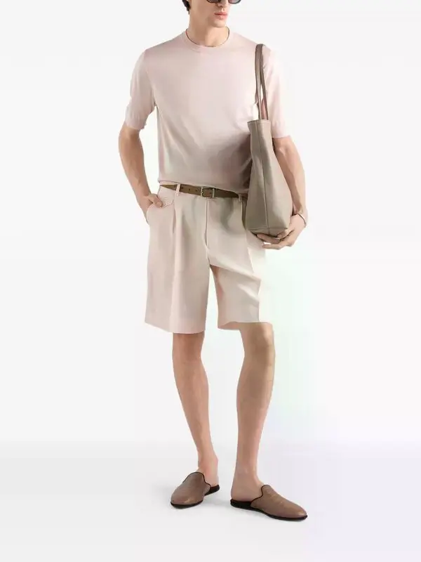 Dolce & Gabbana Linen Bermuda Shorts