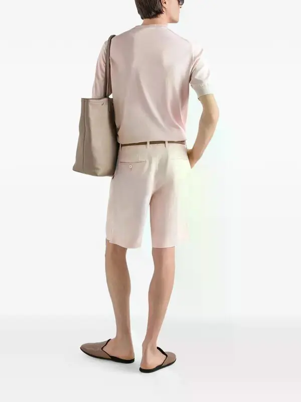 Dolce & Gabbana Linen Bermuda Shorts