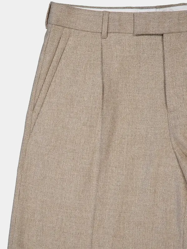 Dior Cashmere Virgin Wool Shorts With Double Pockets