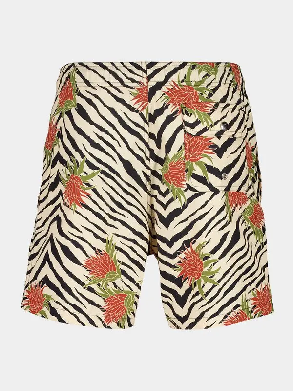 Celine Triomphe Swim Shorts
