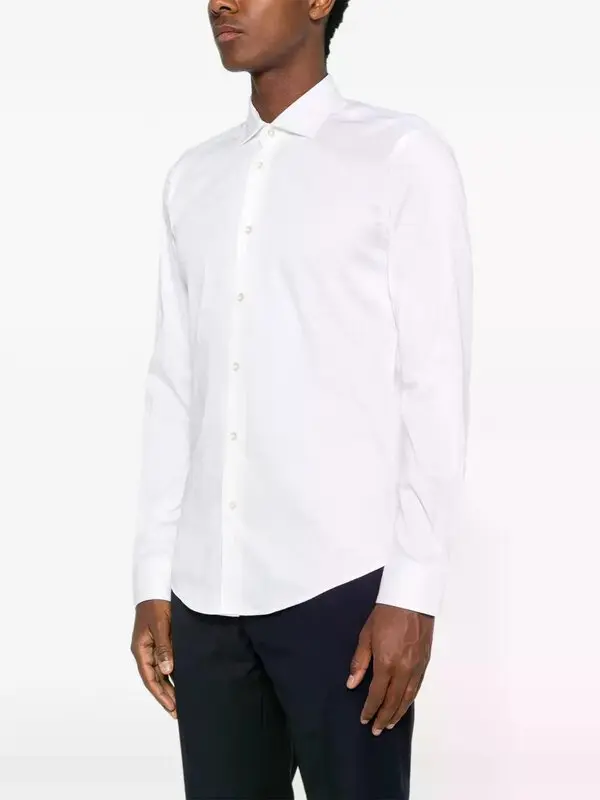 Brian Dales Long-sleeve Spread-collar Shirt