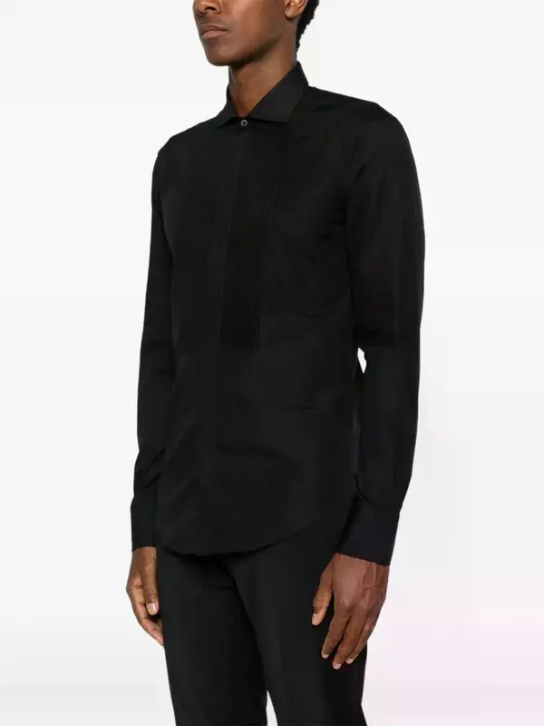 Brian Dales Pleated Bib-front Shirt