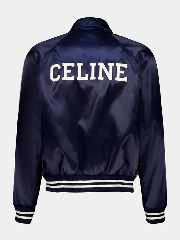 Celine Teddy Jacket Shirt In Woven Polyamide