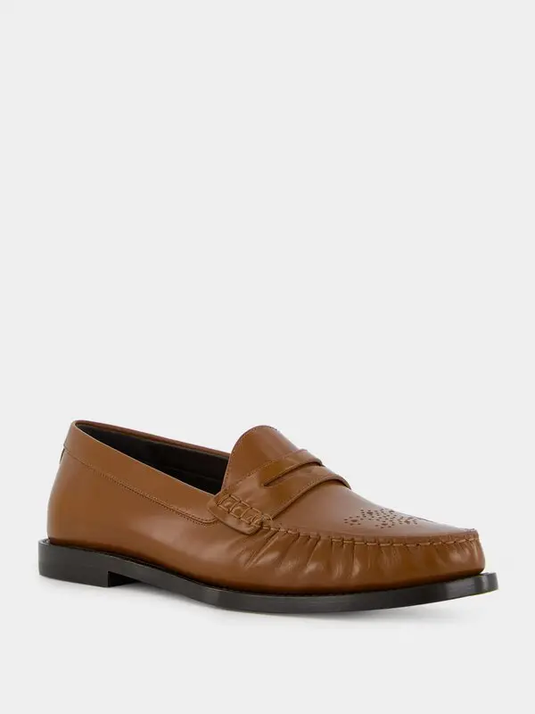 Celine Vivienne Loafers In Leather