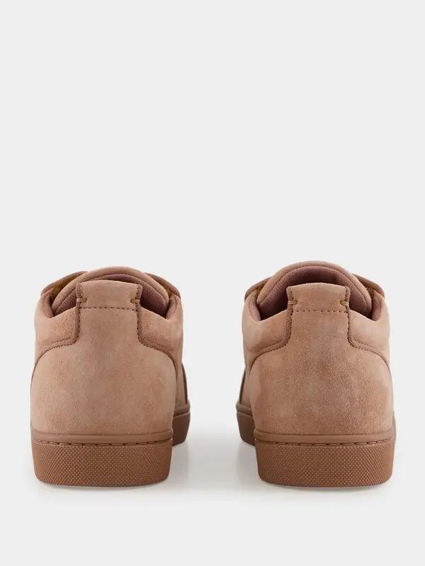 CHRISTIAN LOUBOUTIN Rantulow Romance Suede Sneakers - Brown