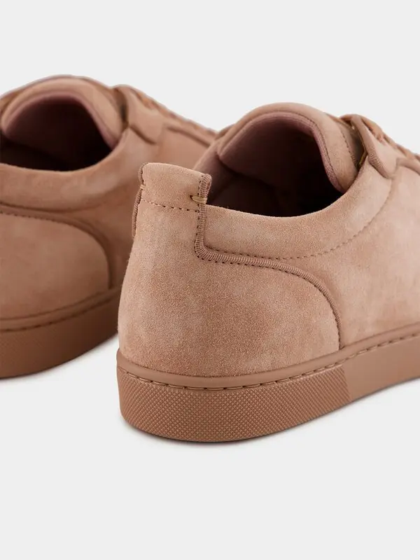 CHRISTIAN LOUBOUTIN Rantulow Romance Suede Sneakers - Brown