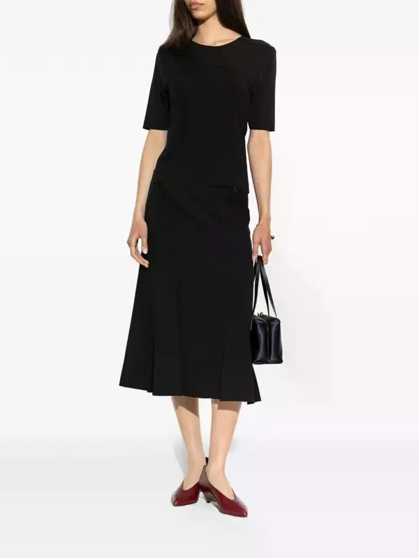 JIL SANDER Seam Detailing Crew Neck Top