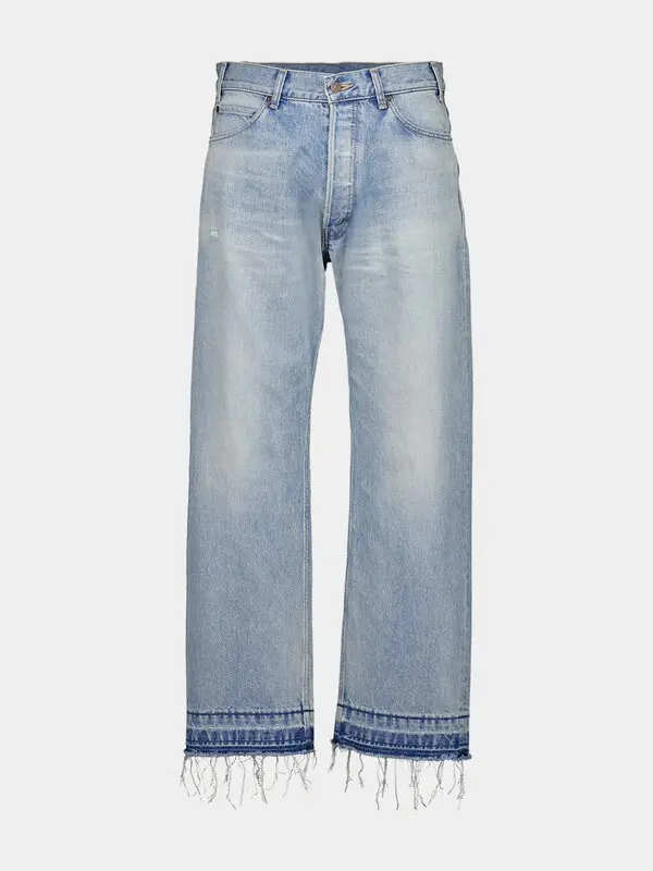 Celine Wesley Jeans With Released Hem