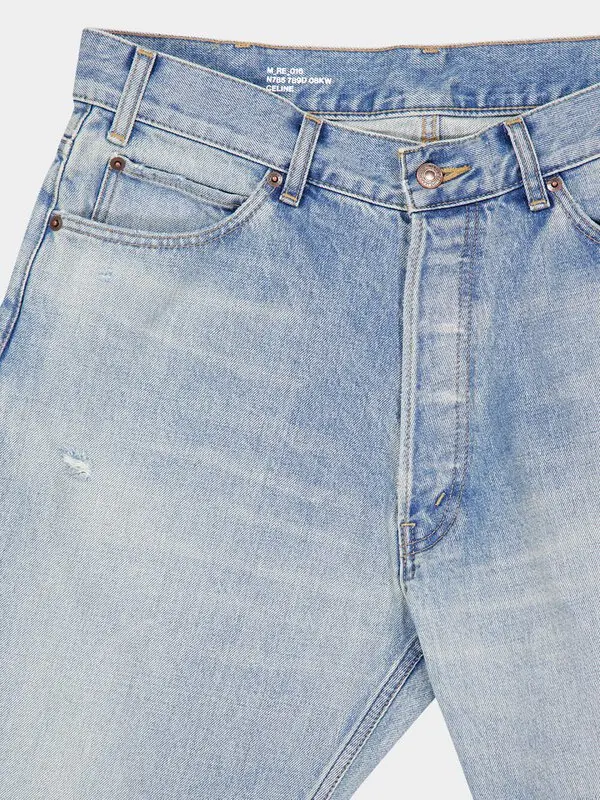 Celine Wesley Jeans With Released Hem