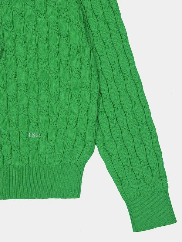 Dior Jumper Colr Torsade B Cotton