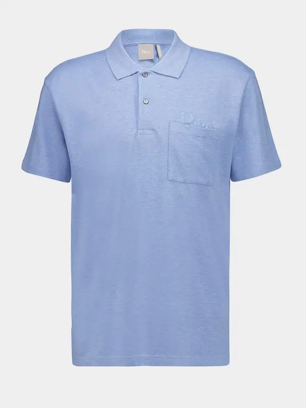 Dior Polo S/s Btn 1p B Cotton