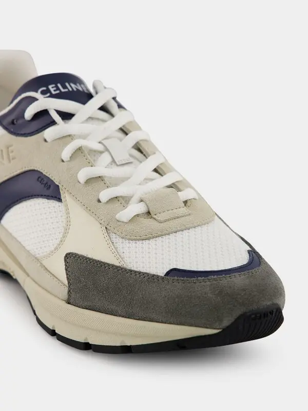 Celine Leather Lace-up Sneakers