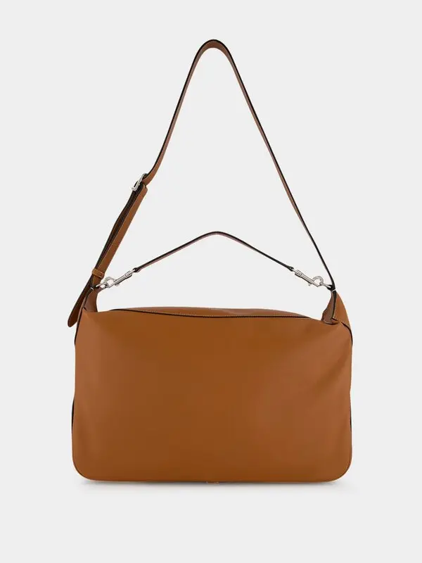 Celine Romy Leather Shoulder Bag - Brown