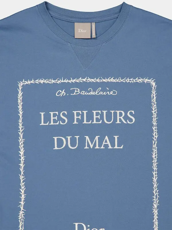 Dior T-shirt S/s B D Fleurs Du Mal Cotton