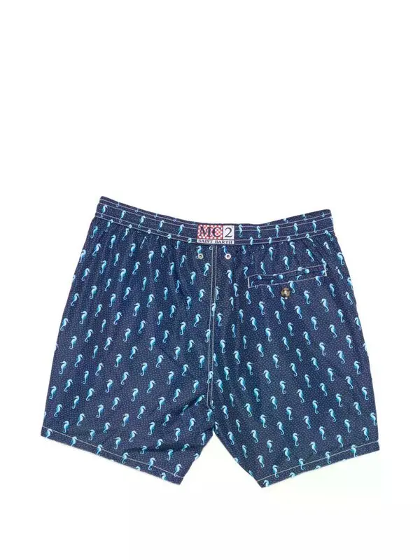 MC2 SAINT BARTH Seahorse Print Swim Shorts