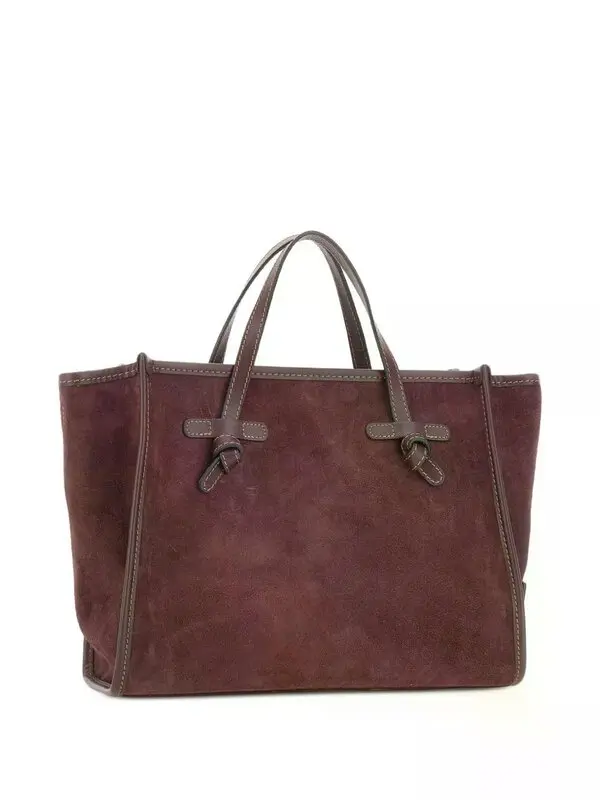 MARCELLA CLUB Suede Shoulder Bag - Red