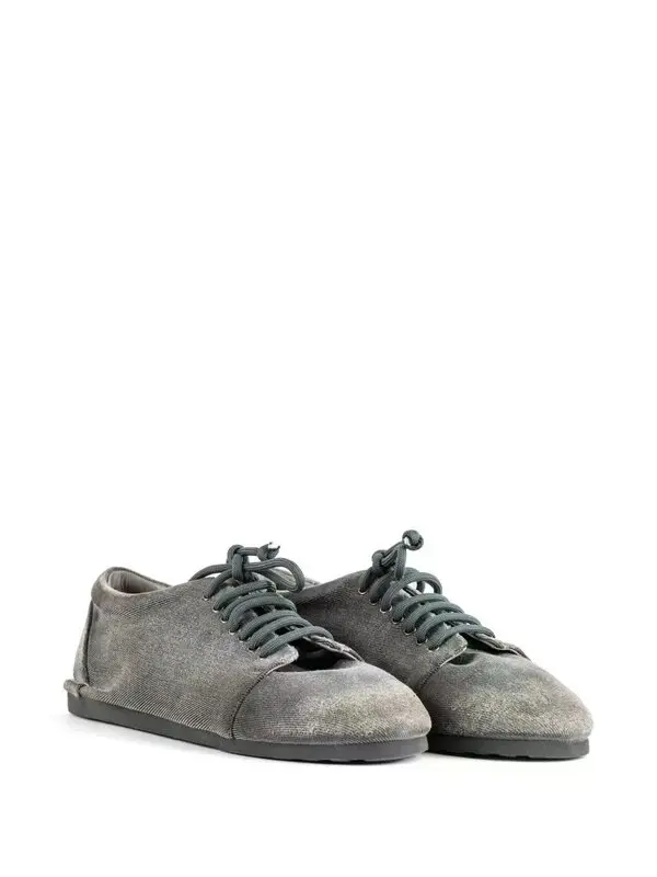Marsèll Faded Effect Denim Derby Shoes