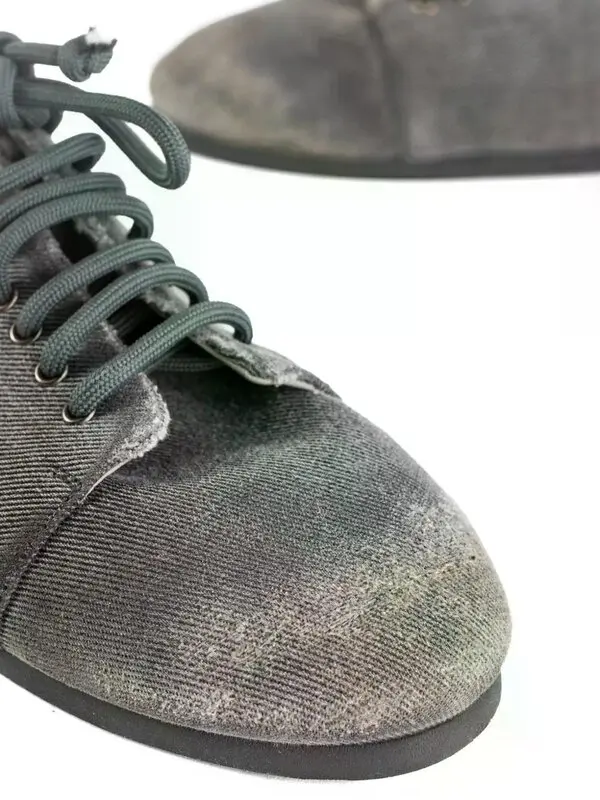 Marsèll Faded Effect Denim Derby Shoes