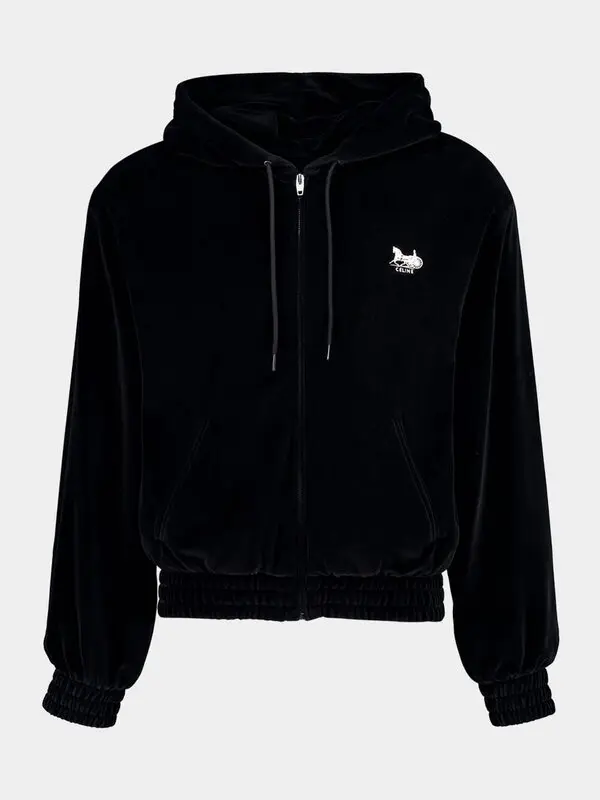 Celine Tracksuit Jacket Cotton - Black