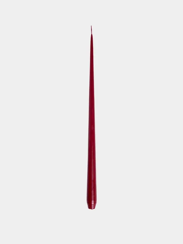 ESTER &AMP; ERIK Taper Candle 42cm Deep Wine - Burgundy