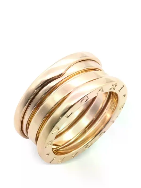 BVLGARI B.zero1 18k Rose Gold 3-band Ring
