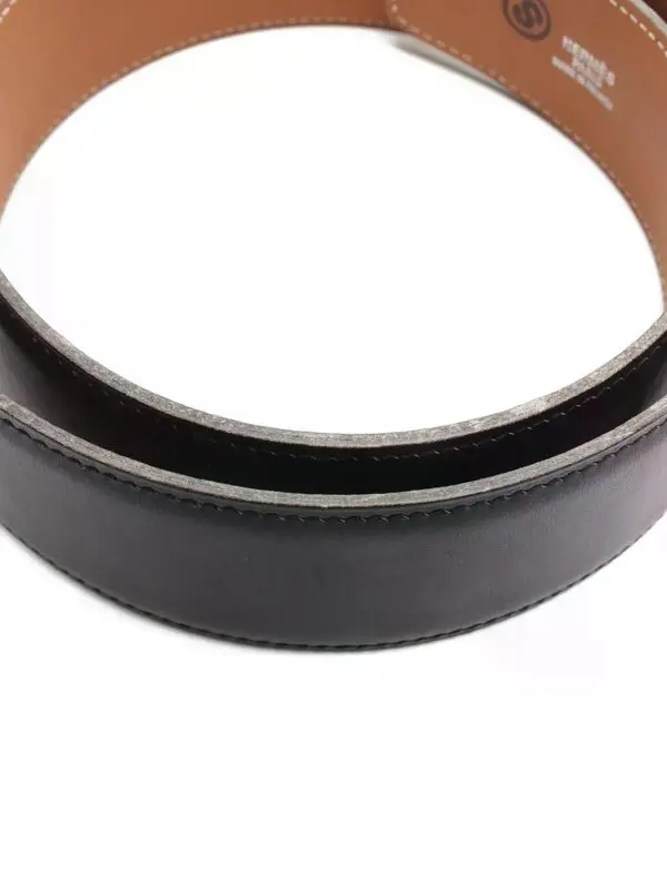Hermès Constance H Buckle Belt - Black