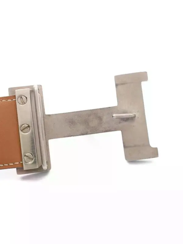 Hermès Constance H Buckle Belt - Black