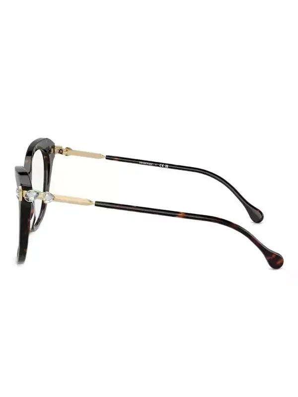 SWAROVSKI Crystal-embellished Cat-eye Frame Glasses