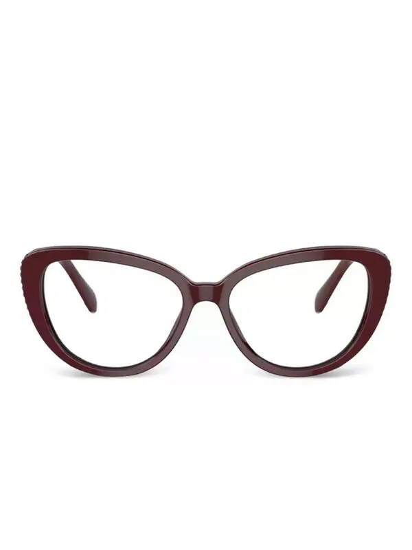 SWAROVSKI Crystal-embellished Cat-eye Glasses - Red