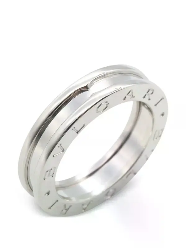 BVLGARI B.zero1 18k White Gold Ring - Silver