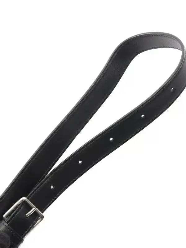 Celine Triomphe Canvas Messenger Bag - Black