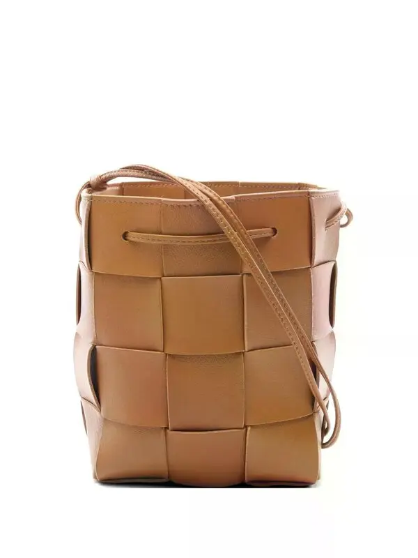Bottega Veneta Small Cassette Bucket Bag - Brown