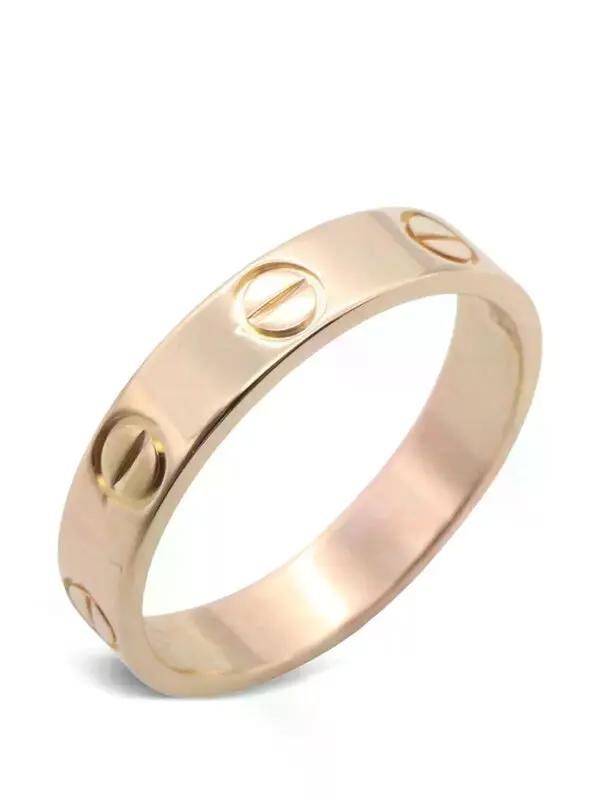 Cartier 18k Rose Gold Love Ring - Pink