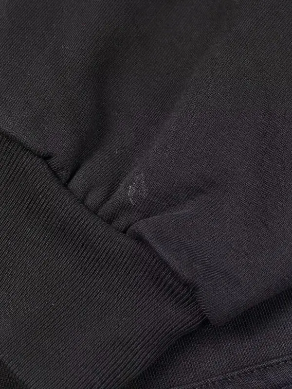 Balenciaga Logo-embroidered Cotton Hoodie