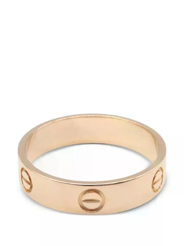 Cartier 18k Gold Love Screw-detail Ring - Pink