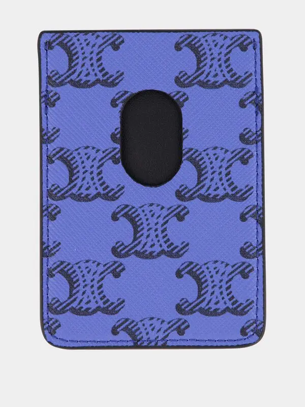 Celine Card Holder Magnet Fabric