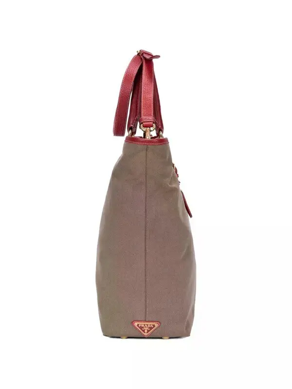 Prada Jacquard Logo Tote Bag