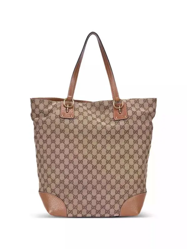 Gucci Gg Monogram Charm Tote Bag