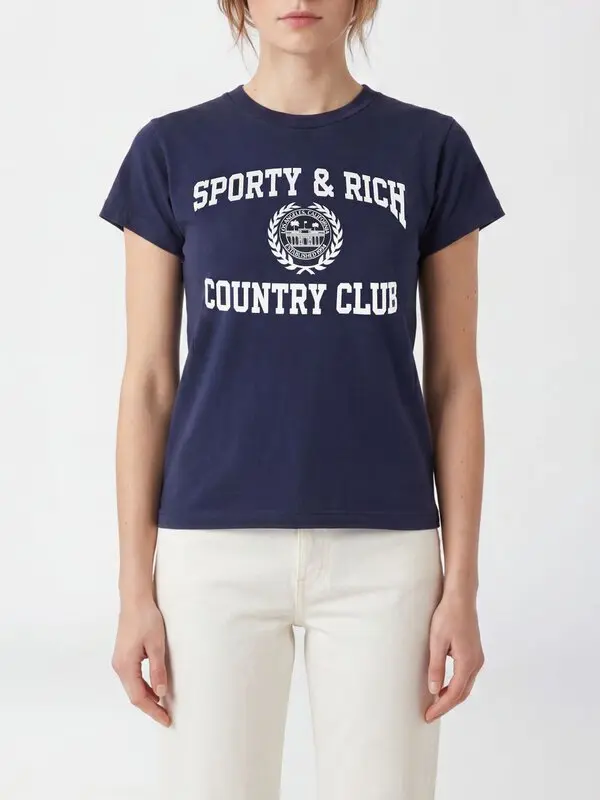 SPORTY & RICH Country Club" T-shirt - Navy