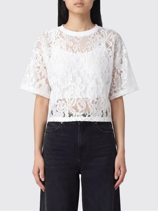 Pinko Lace Cropped Top